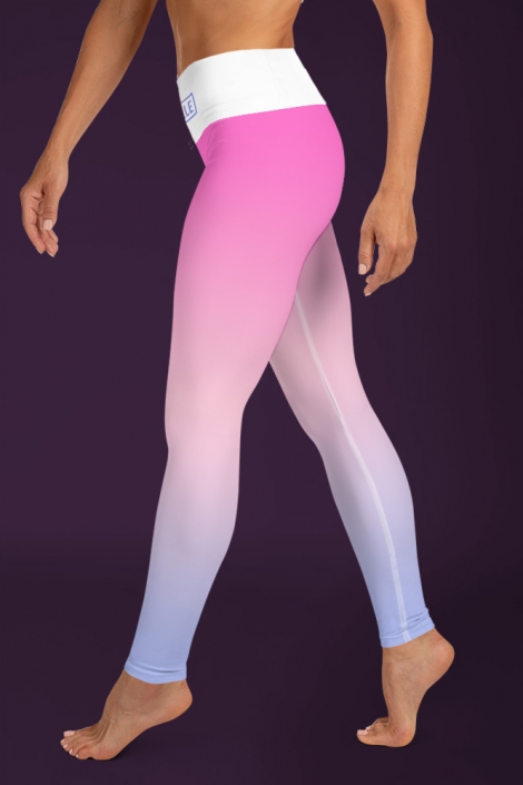 Radiant | Pink Gradient Leggings - Prachelle