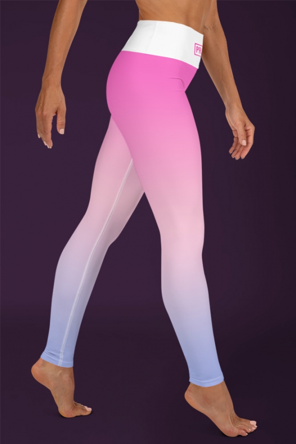Radiant | Pink Gradient Leggings - Prachelle