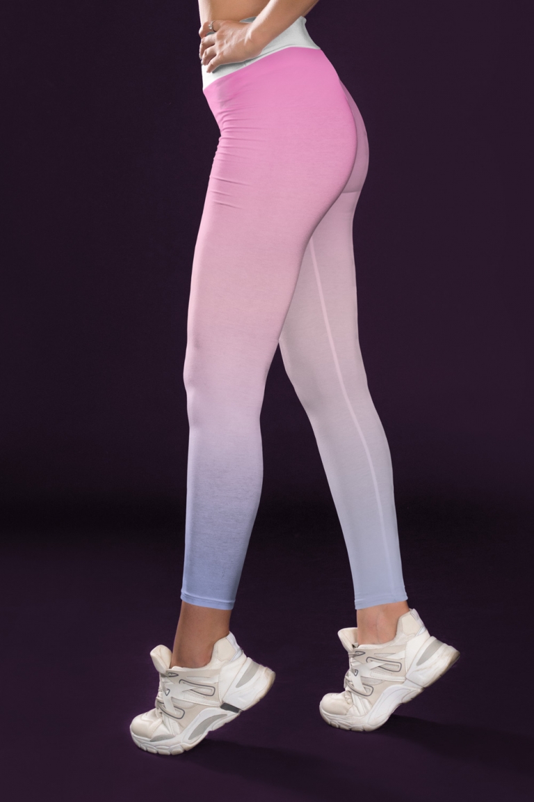 Radiant | Pink Gradient Leggings - Prachelle