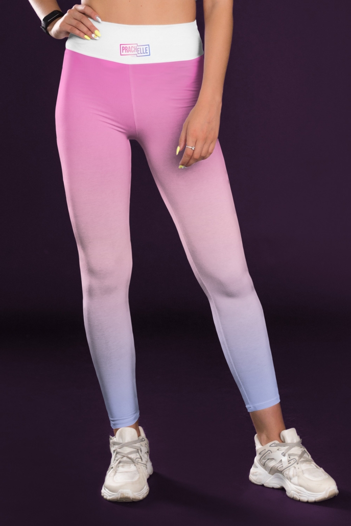 Radiant | Pink Gradient Leggings - Prachelle